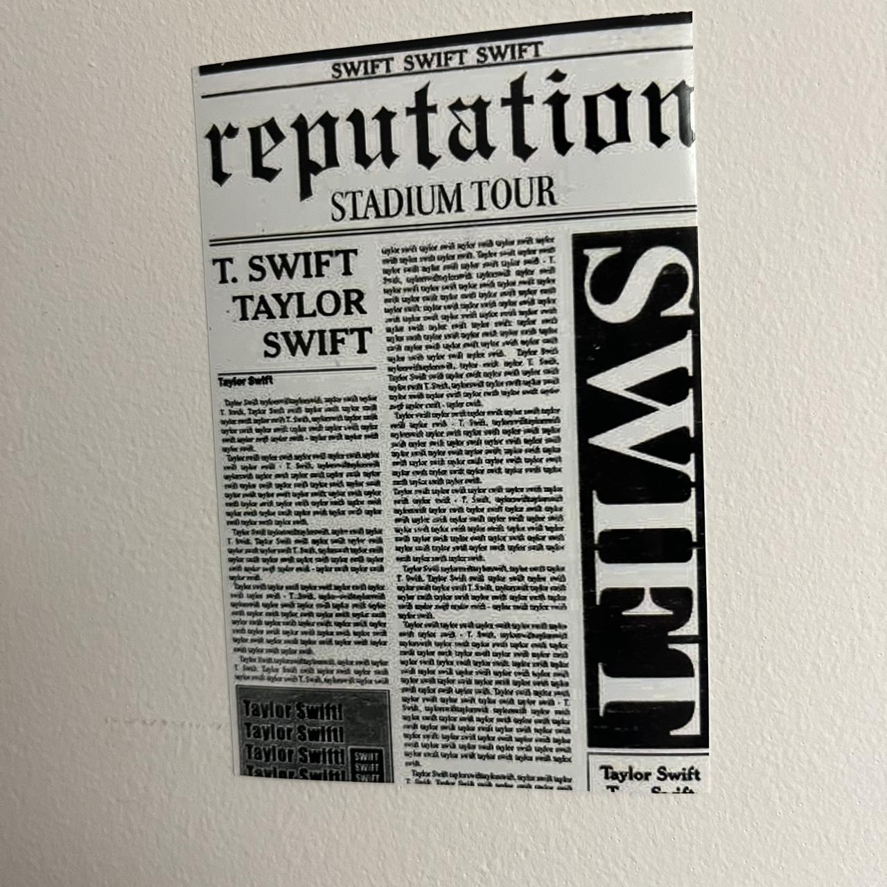 Taylor Swift Reputation Mini Poster 4 x 6 - Depop