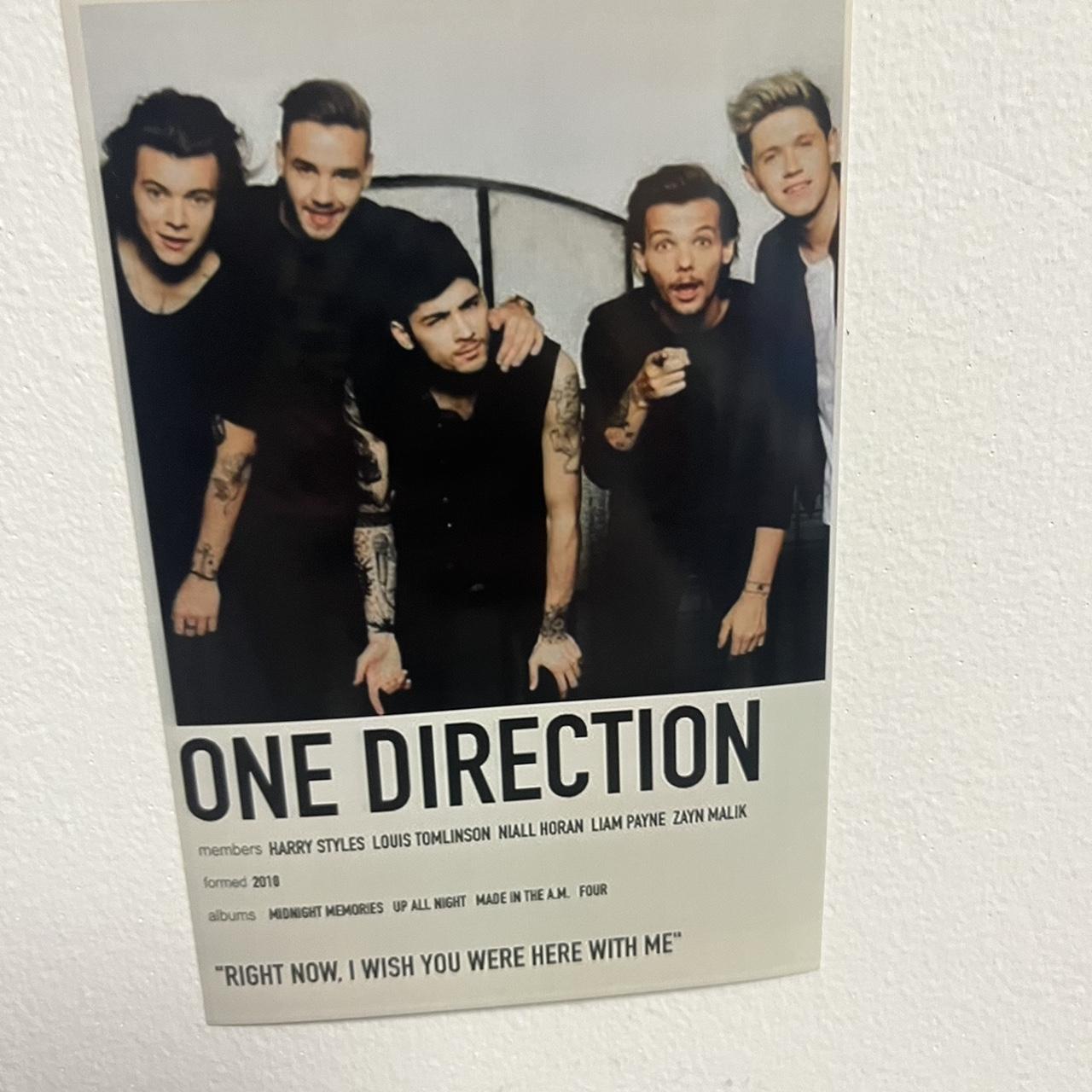 One Direction Right Now Mini Poster 4 x 6 - Depop