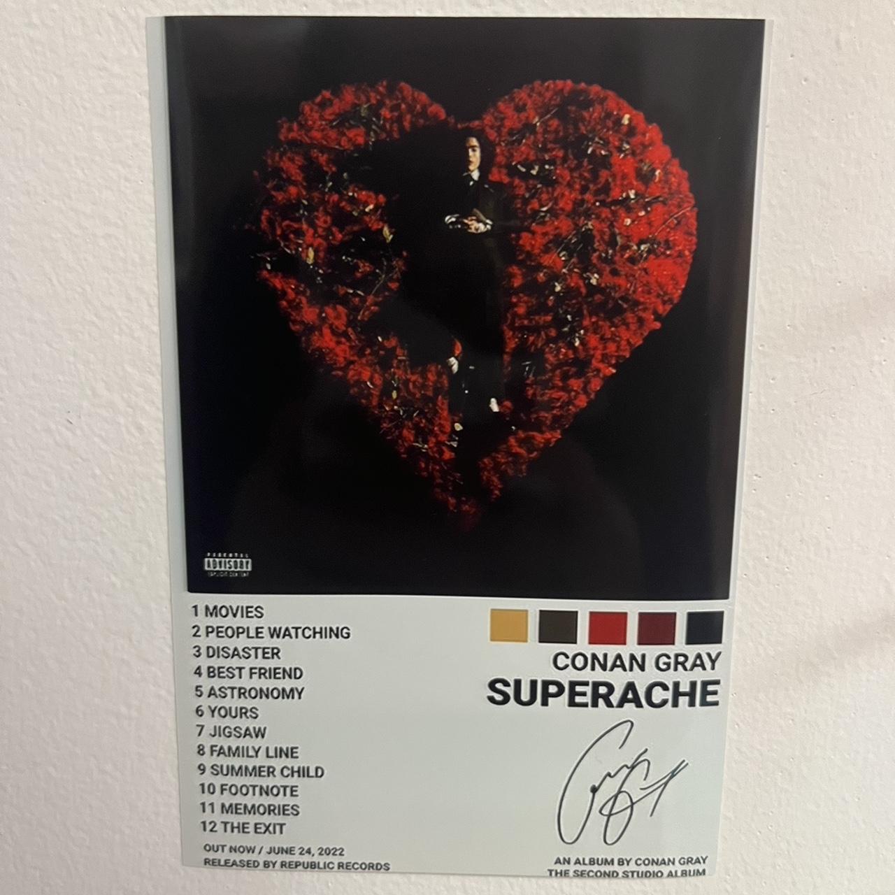 Conan Gray Superache Mini Poster 4 x 6 *signature... | Depop