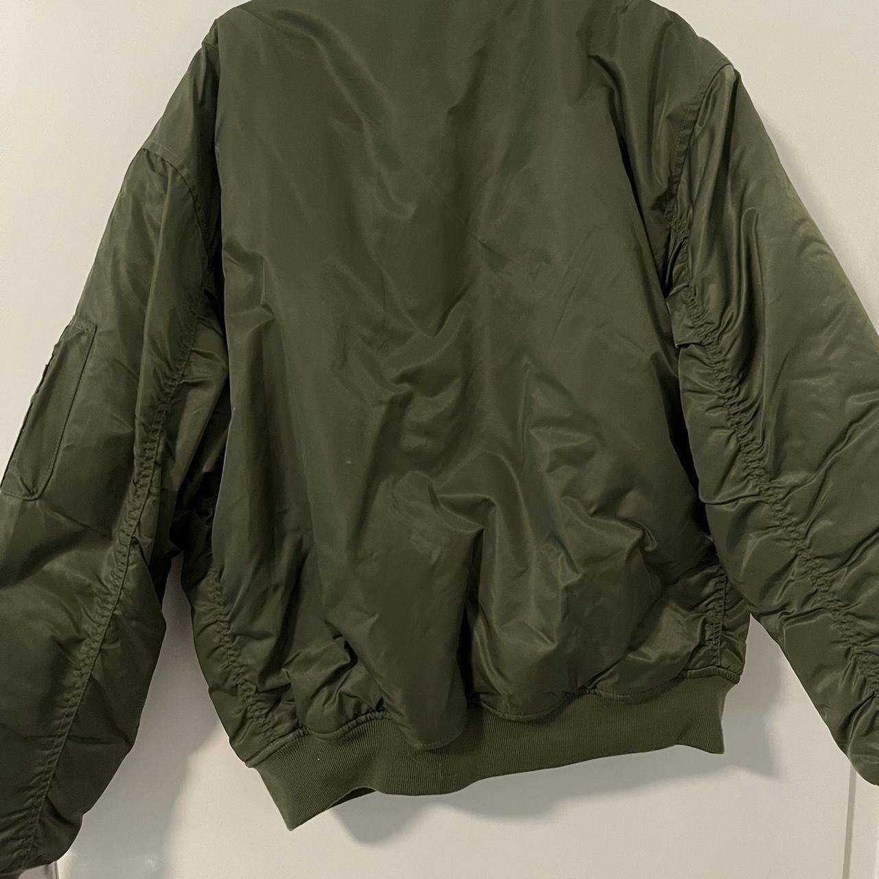 Vintage army Bomber jacket Size M Paypal only - Depop