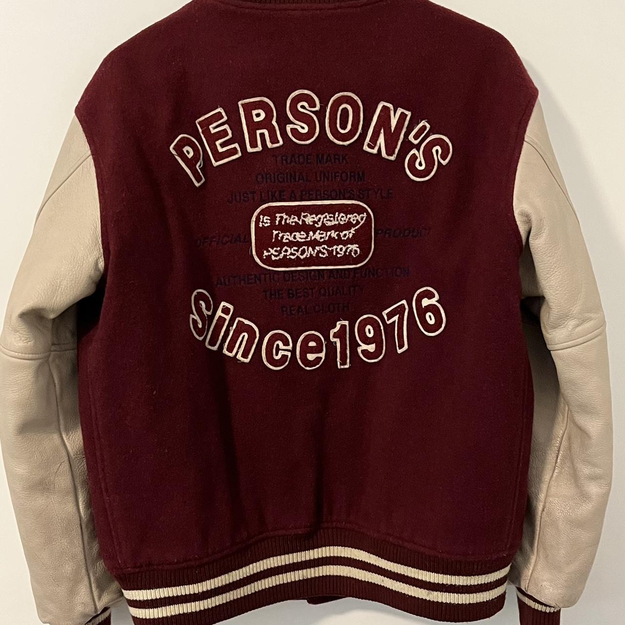 1990 Vintage person‘s varsity jacket Size... - Depop