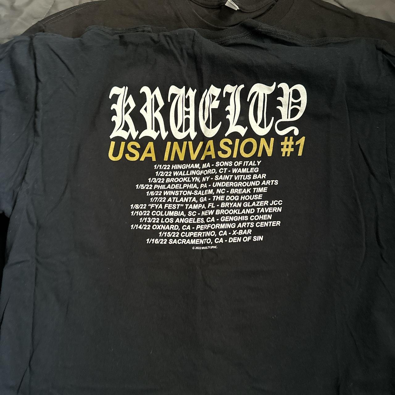 Kruelty USA tour shirt gulch, sunami,... - Depop
