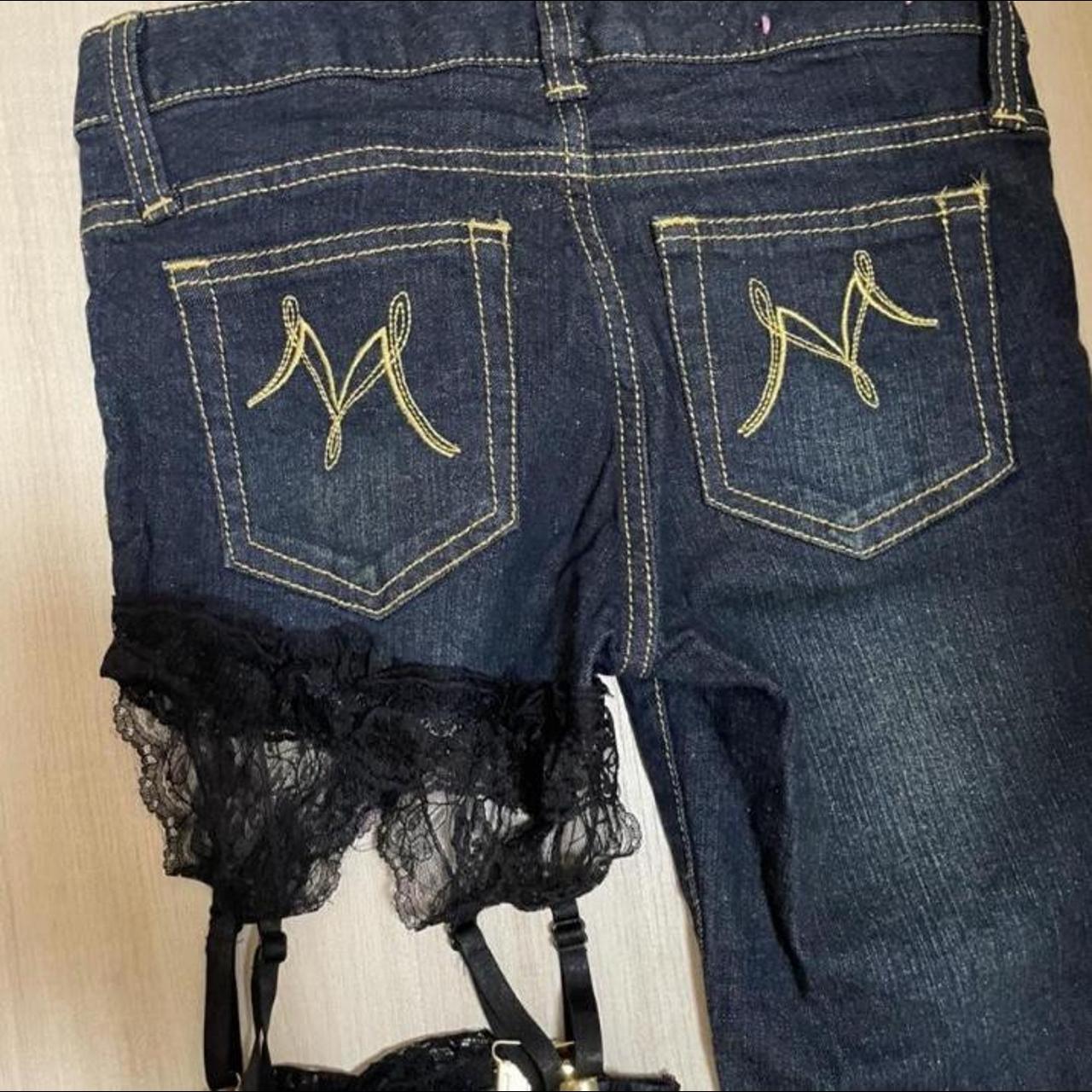 pm before purchasing! 🌺 rare ma*rs garter jeans!!... - Depop