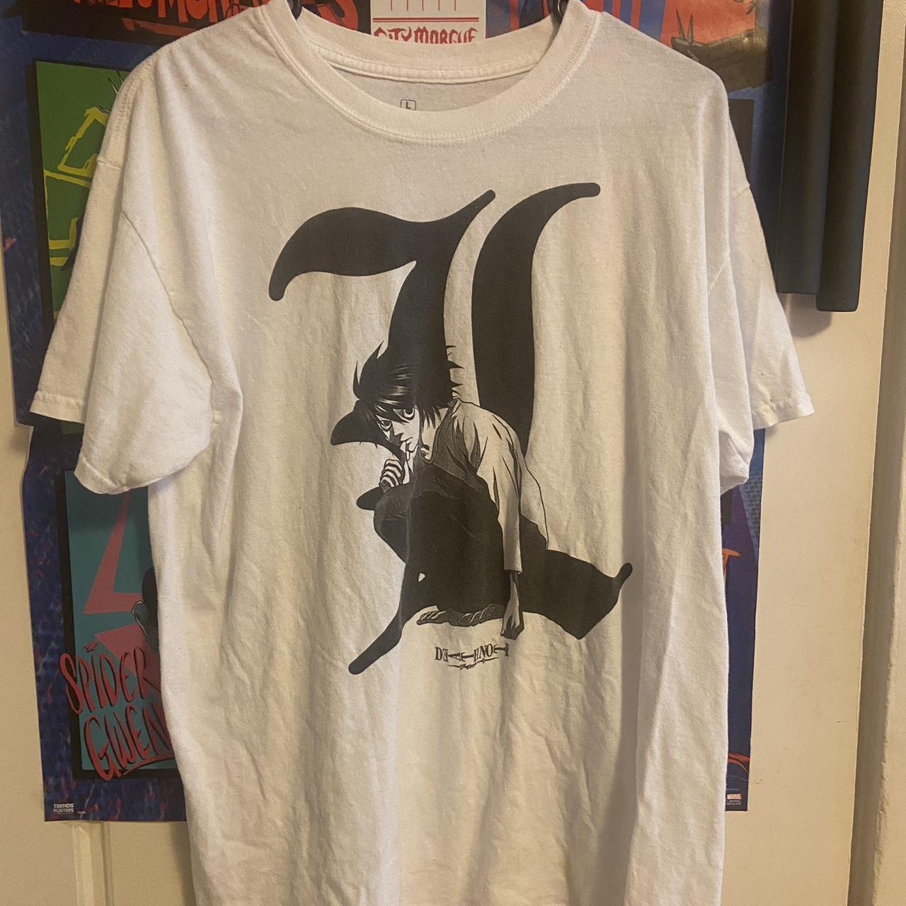 death note L shirt #anime #deathnote #y2k - Depop