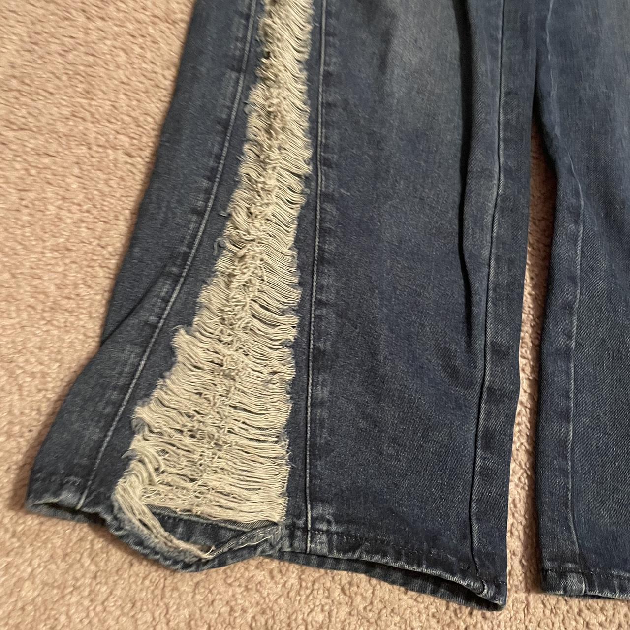 Vetements - Ripped Side Jeans (Message me before... - Depop