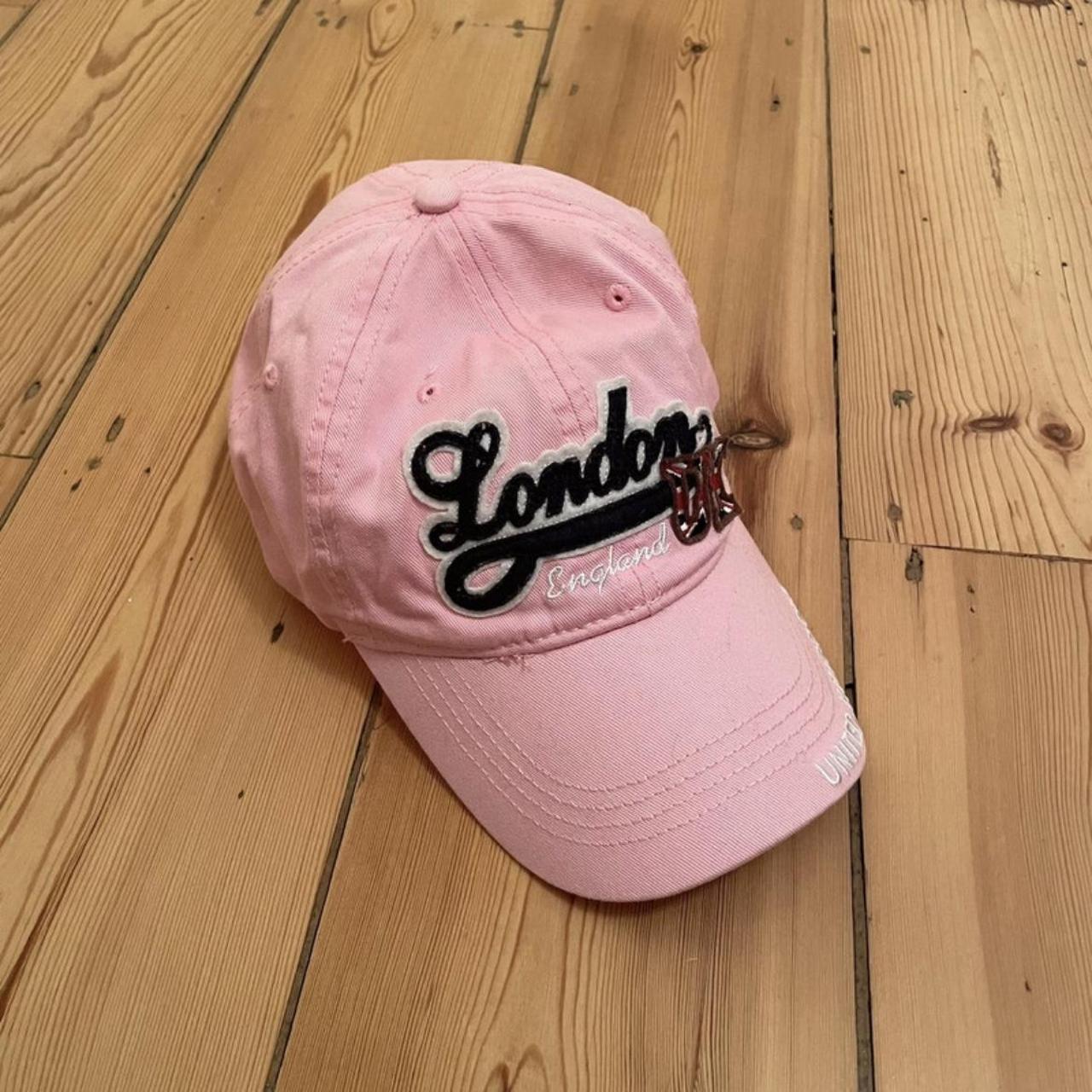 Lovely pink London logo cap hat - Depop