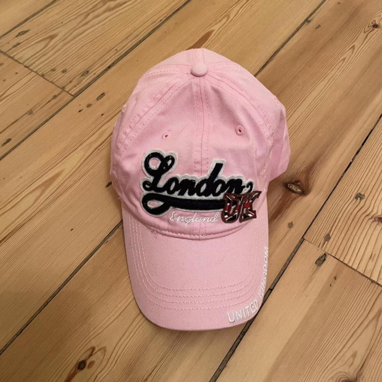 Lovely pink London logo cap hat - Depop