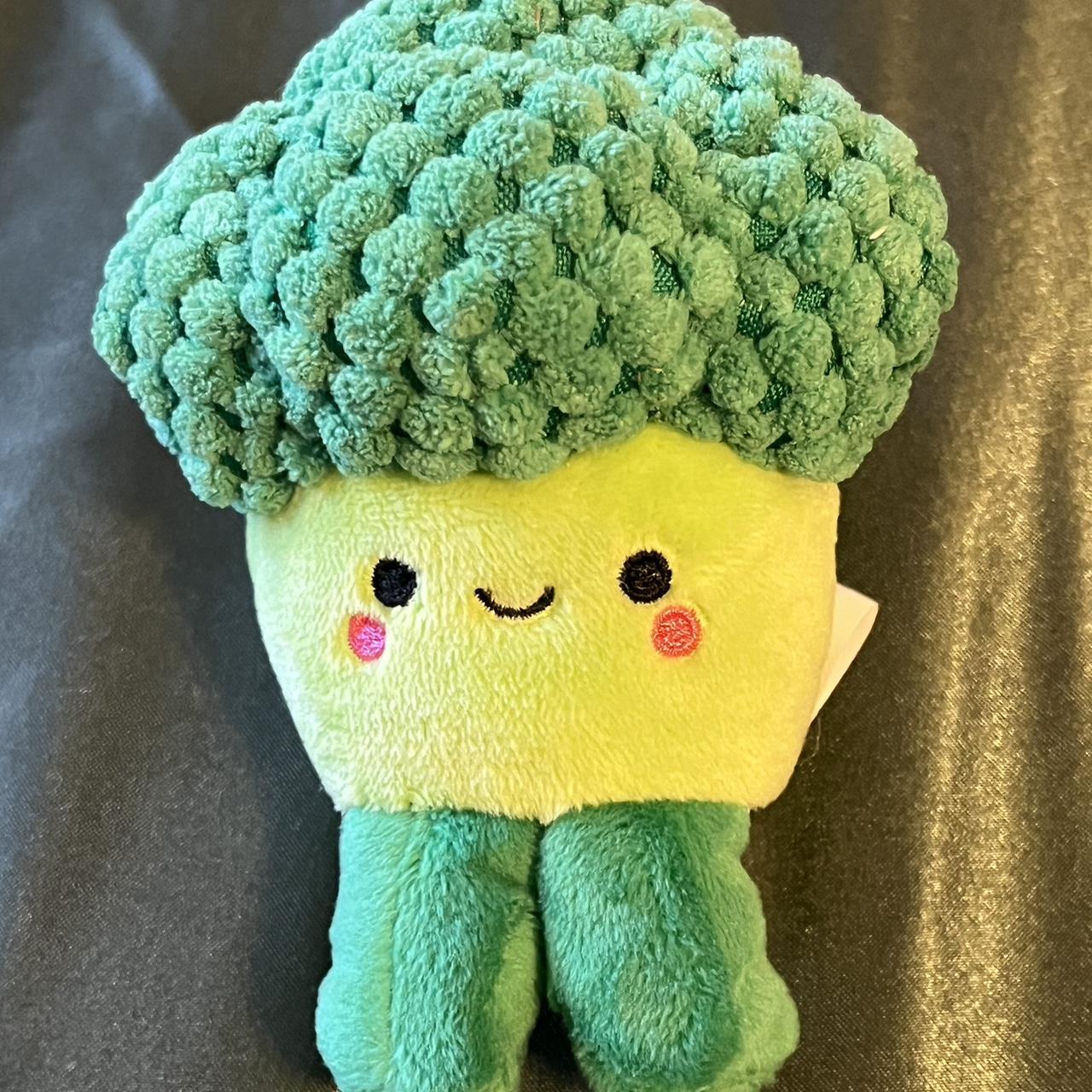 Adorable green and yellow broccoli plush toy... - Depop