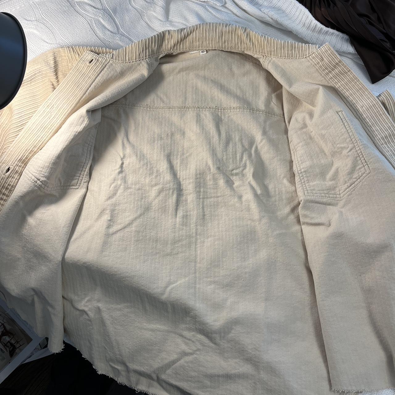 Corduroy shirt/ jacket PacSun Cement Corduroy... - Depop
