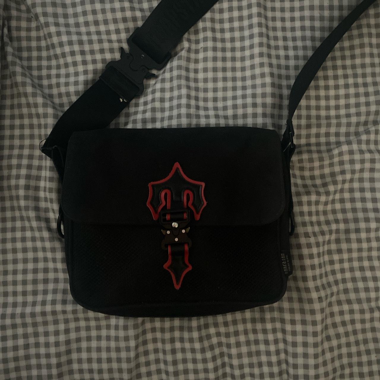 Trapstar Messenger Bag 2.0‼️black and red Good... - Depop