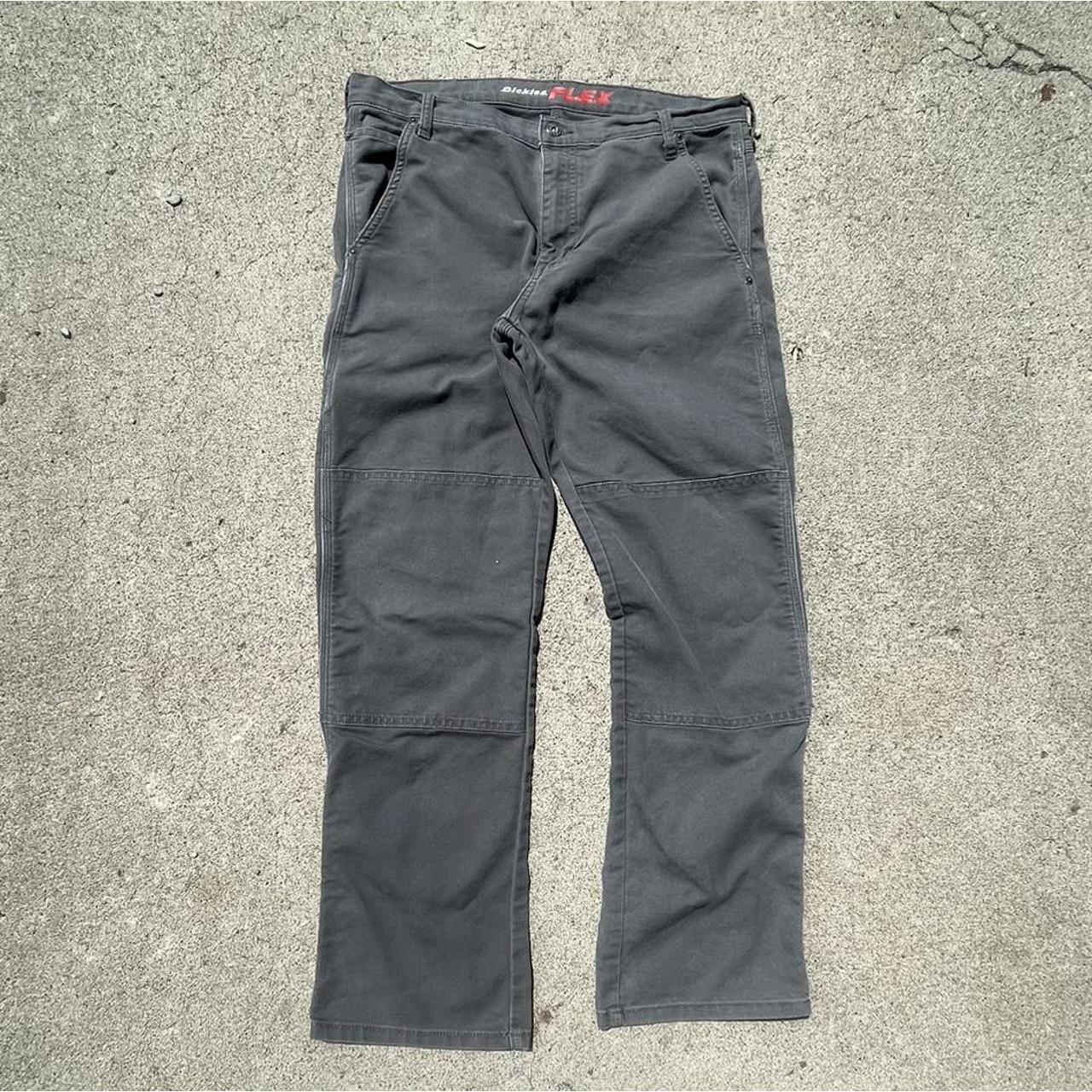 Grey Dickies Double Knees - Great condition - No... - Depop