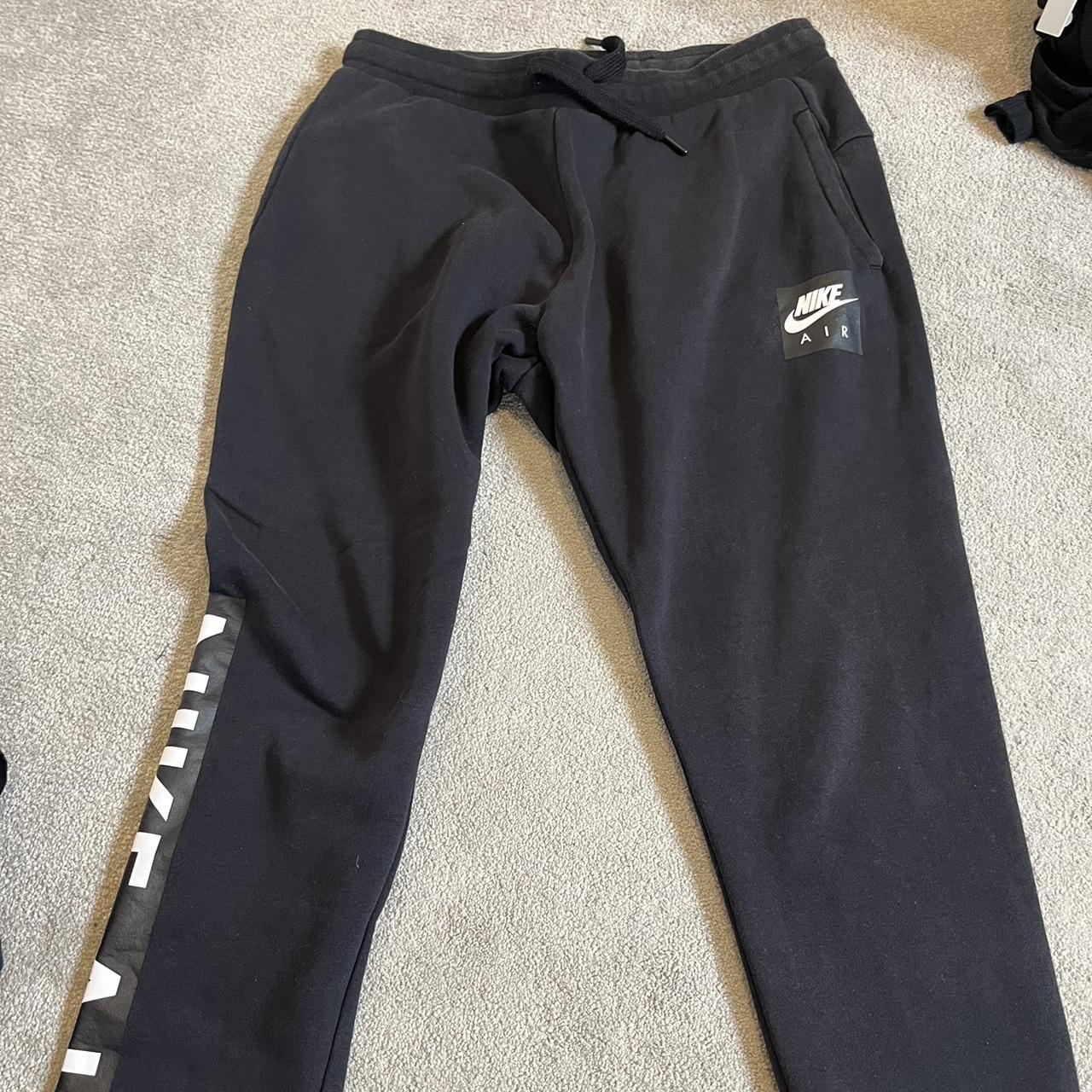 Men’s full Nike tracksuit in black and white. Medium... - Depop