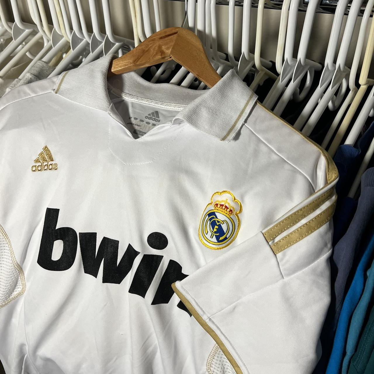 Adidas BWIN Ozil Soccer Football Jersey M/L 19 Pit... - Depop