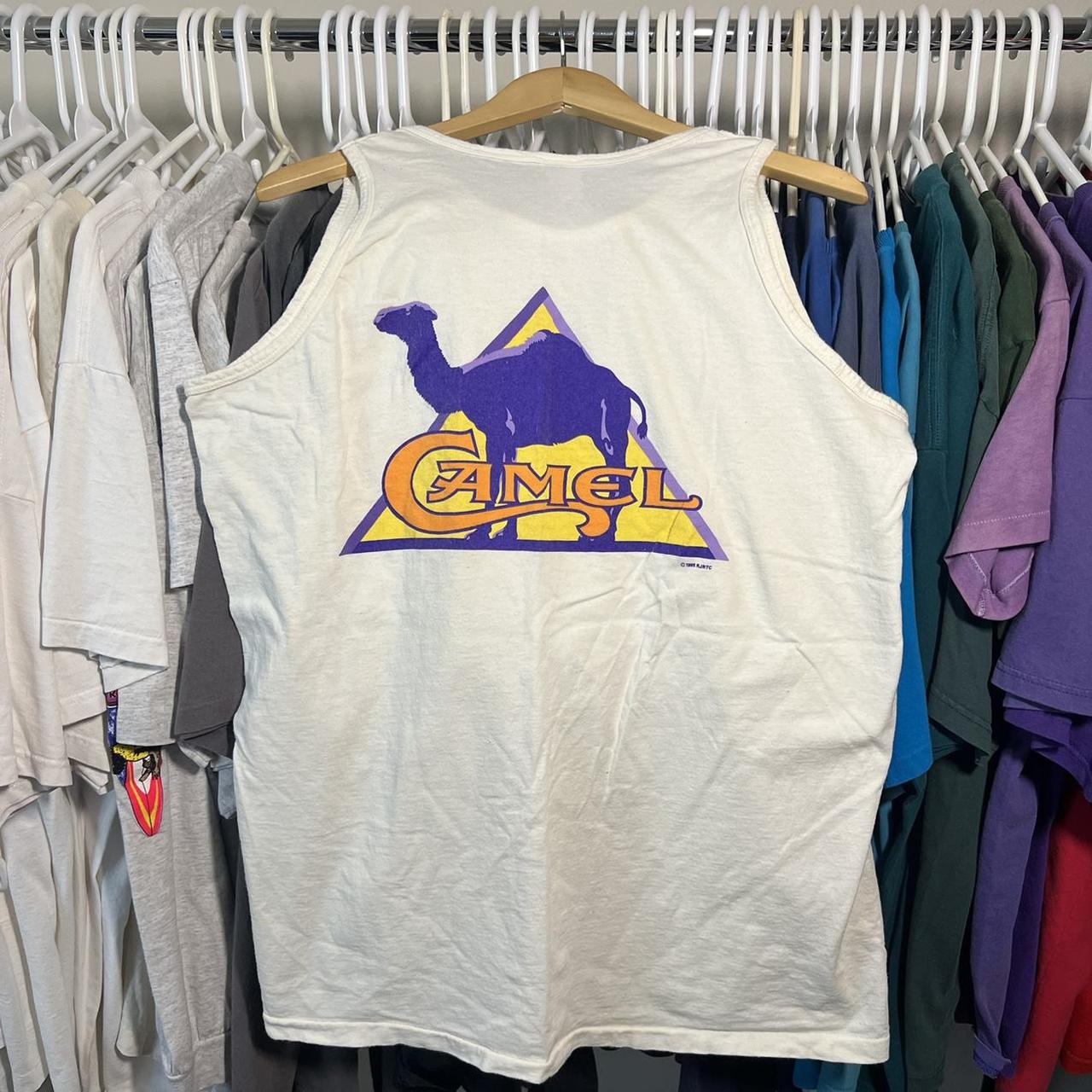 Vintage 90s Camel Tank L/XL 21.5 Pit 29 Length... - Depop
