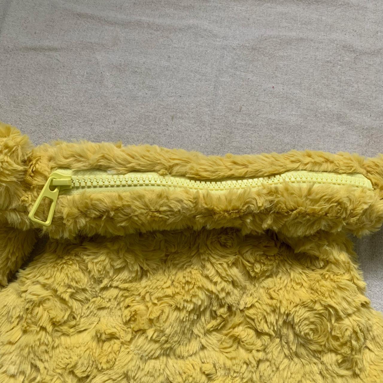 y2k fur yellow star bag, street bag It's a very y2k... - Depop