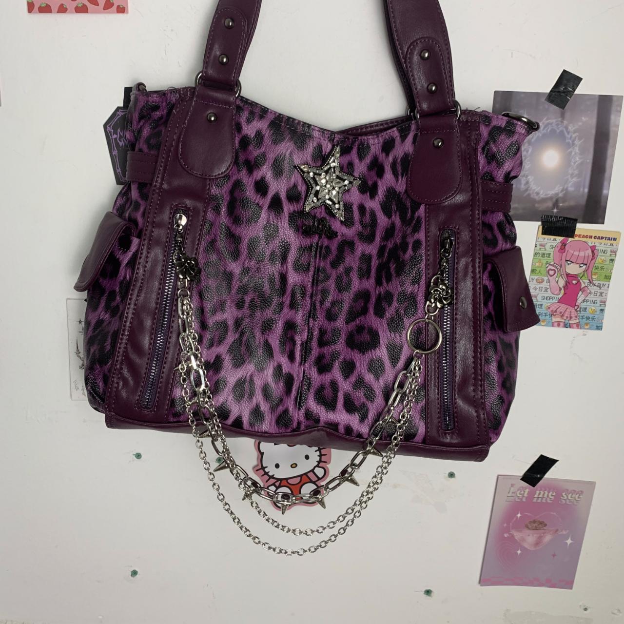 00S y2k streetwear pu bag, streetwear bag, grunge... - Depop