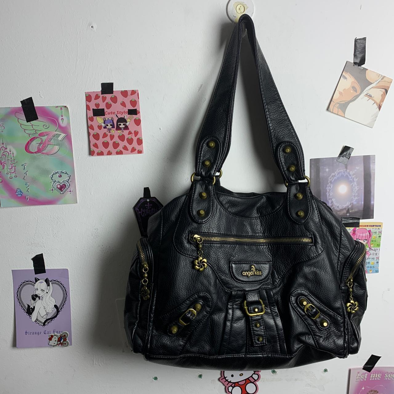 00S y2k streetwear pu bag, streetwear bag, grunge... - Depop