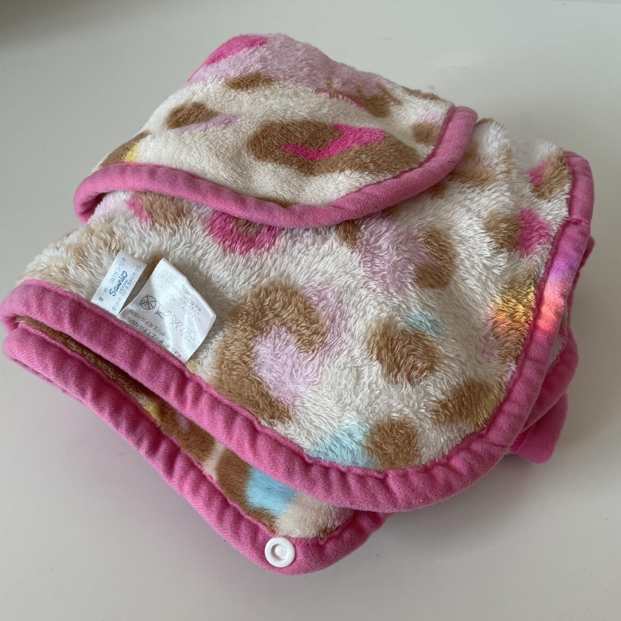 Hello Kitty Leopard Print Fluffy Fleece... - Depop