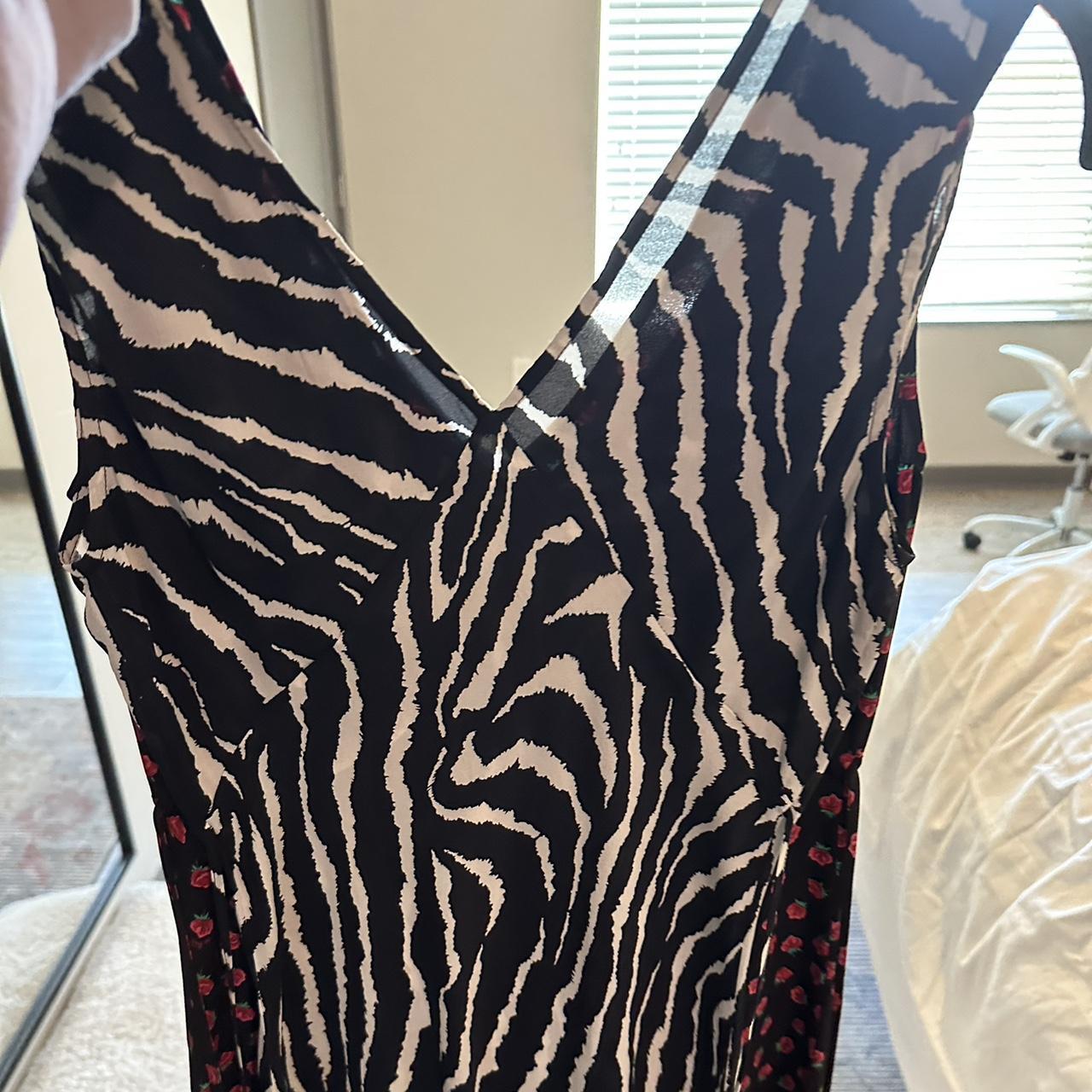 Realisation par isabelli animal zebra print mini... - Depop