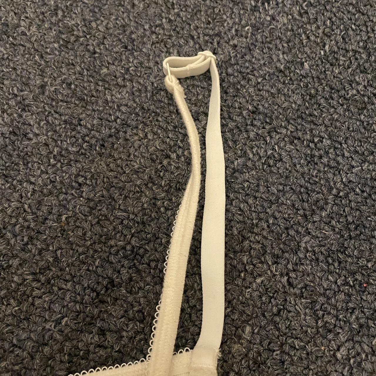 Vintage SKIMS Cream Tank Top with Embedded... - Depop