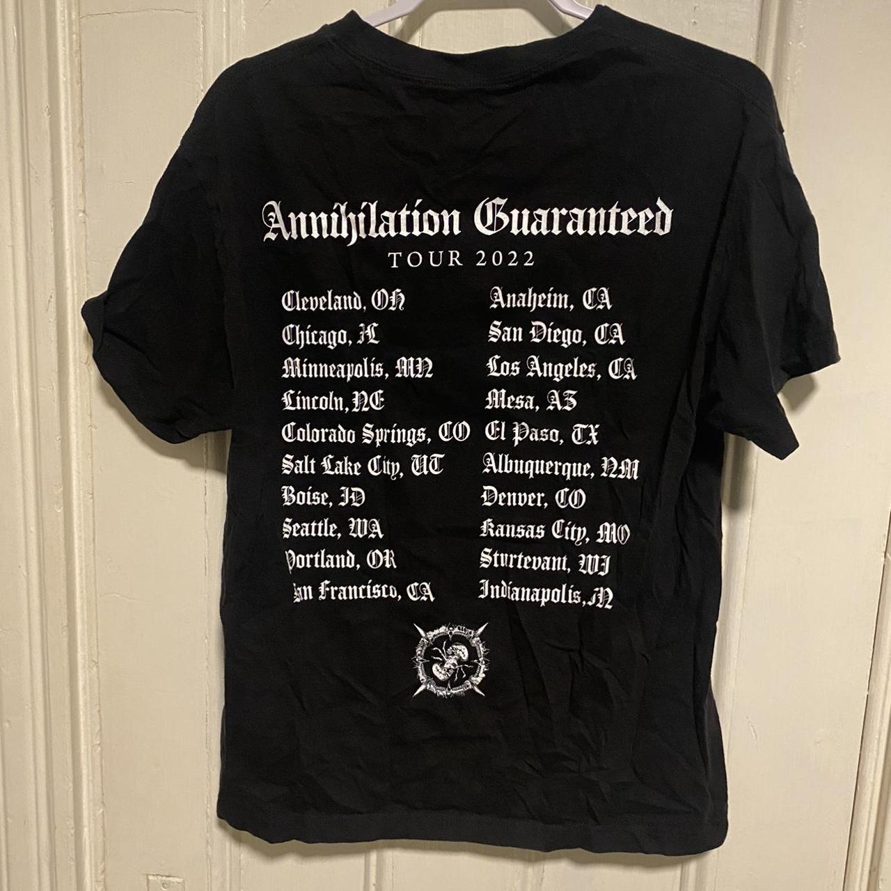 Internal Bleeding 2021 tour tee shirt slam brutal... - Depop