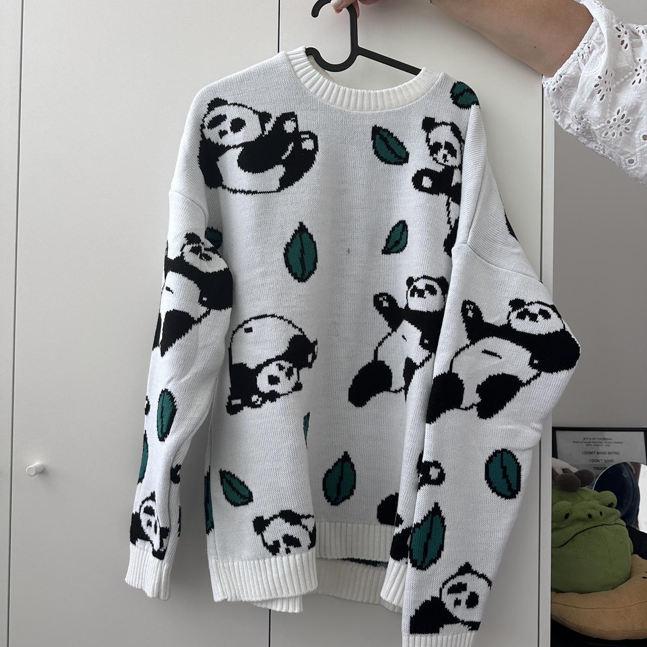ASOS men’s panda jumper Knitted material Small... - Depop