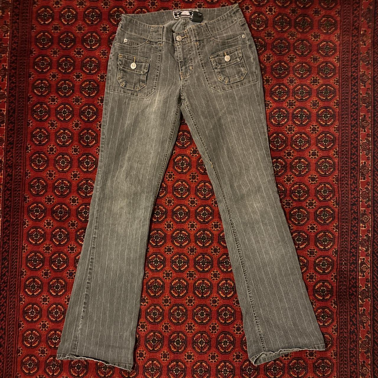 rave R4R vintage grey jeans womens size 5 on tag - Depop