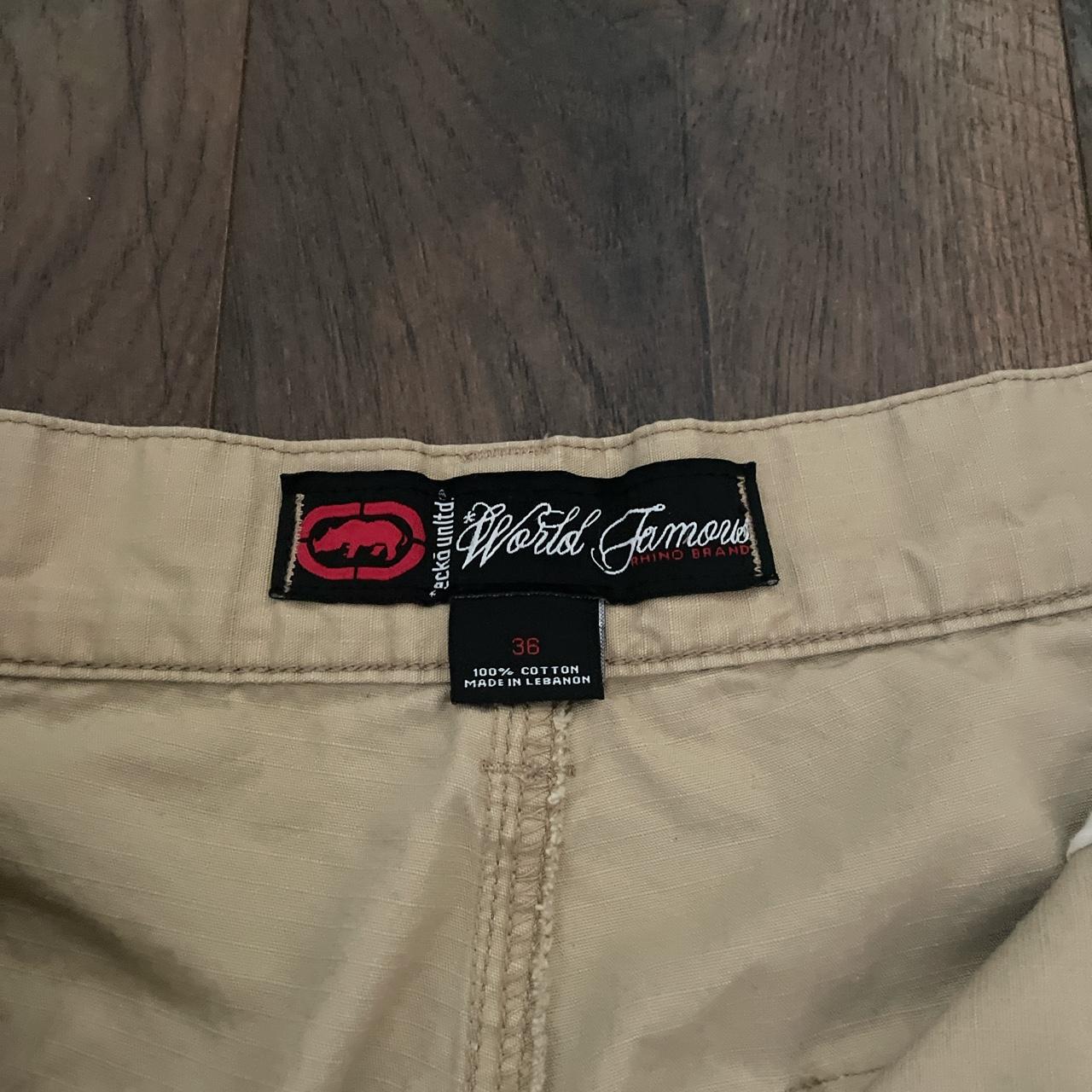 Ecko Unltd. (World Famous) 90s Baggy Cargo Pants... - Depop