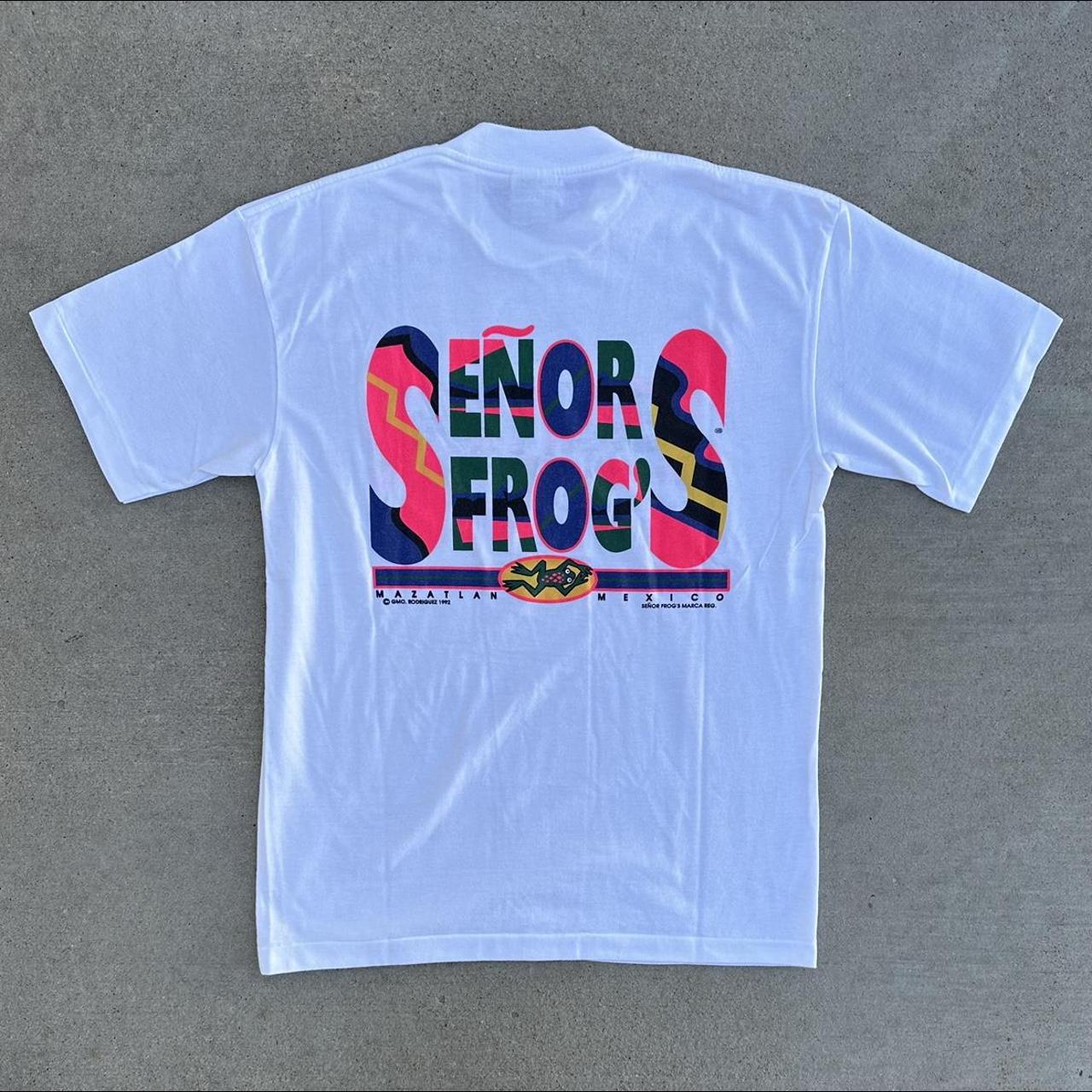Vintage 1992 “Señor Frog’s” Tee Size... - Depop