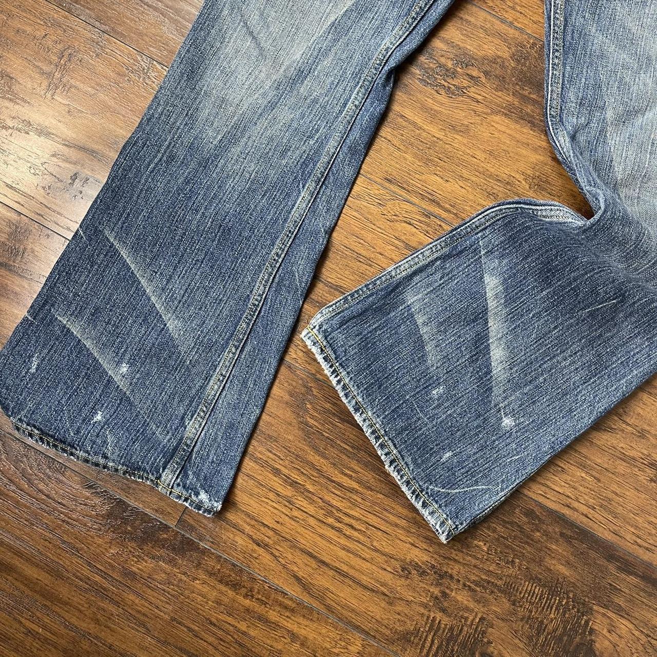 Vintage Diesel Zaf Bootcut Flair Button Fly Denim... - Depop