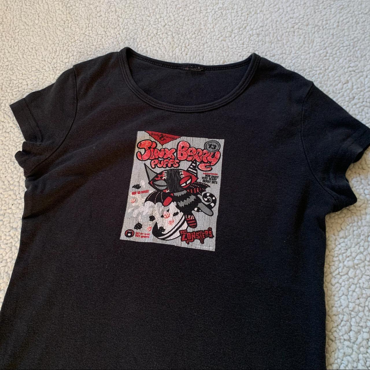 Emily the Strange Baby Tee °⁂•୨˚̣̣̣͙୧¨* *¨୨˚̣̣̣͙୧ ¸.... | Depop