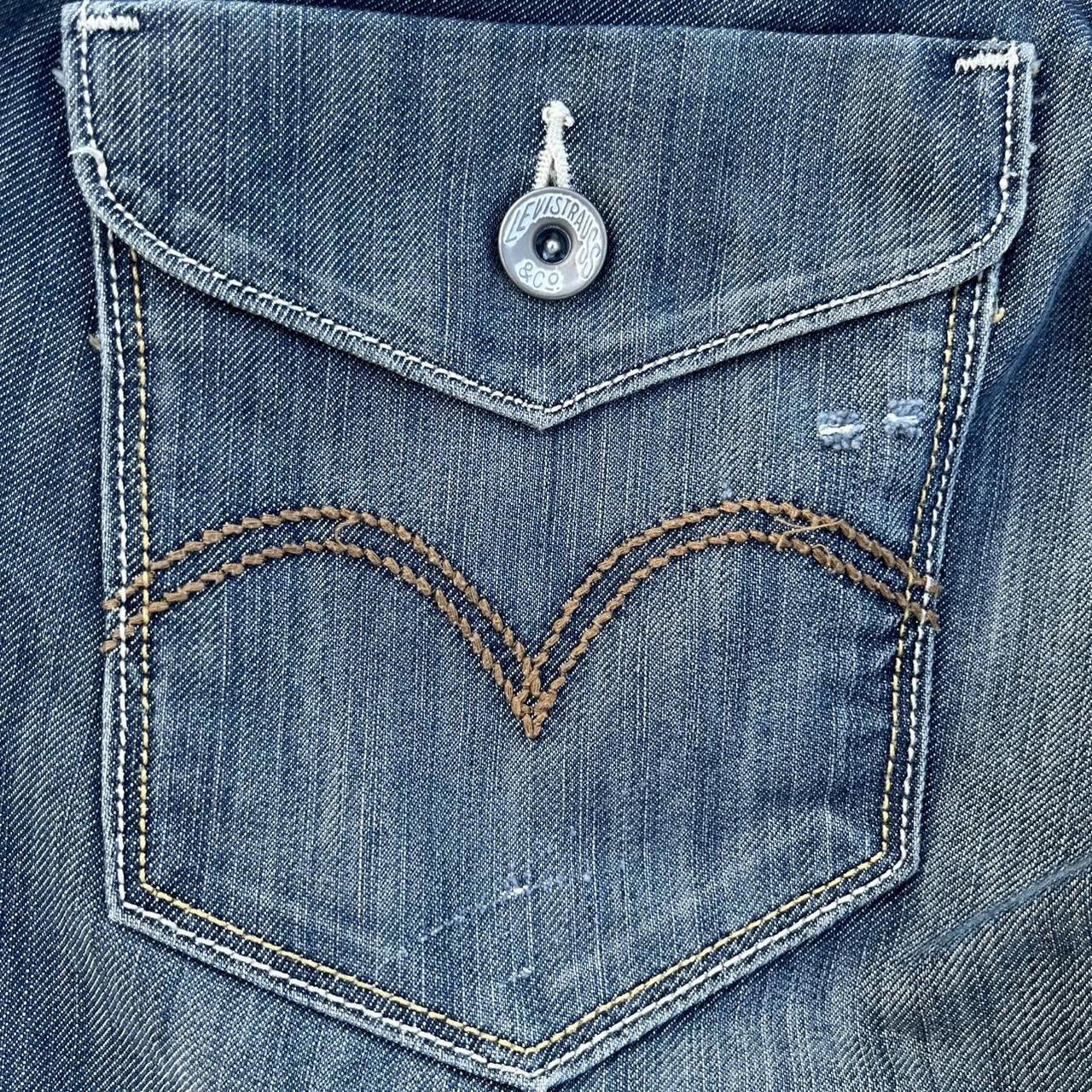 Vintage levi’s back flap pocket bootcut jeans spiral... | Depop