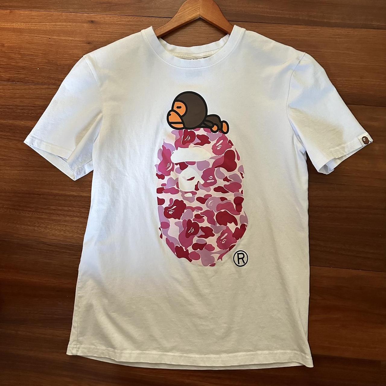 Bape shirt Bathing ape shirt worn few times good... - Depop