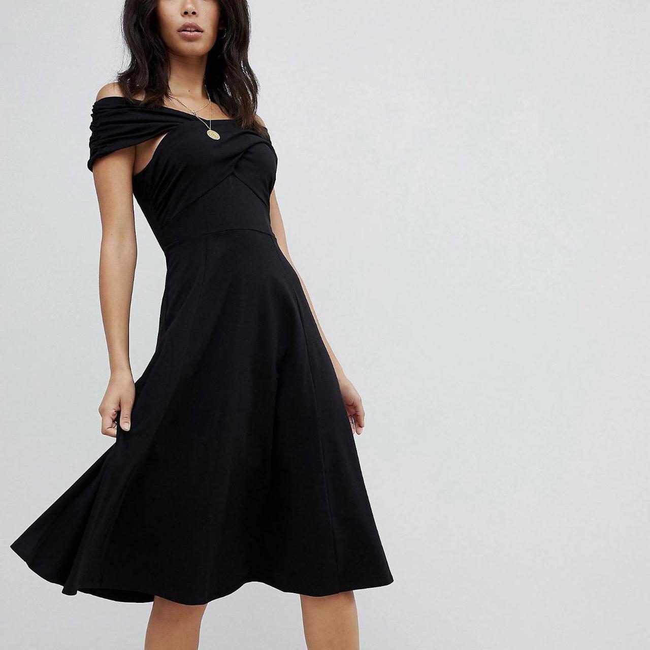 ASOS Women's Black Dress | Depop