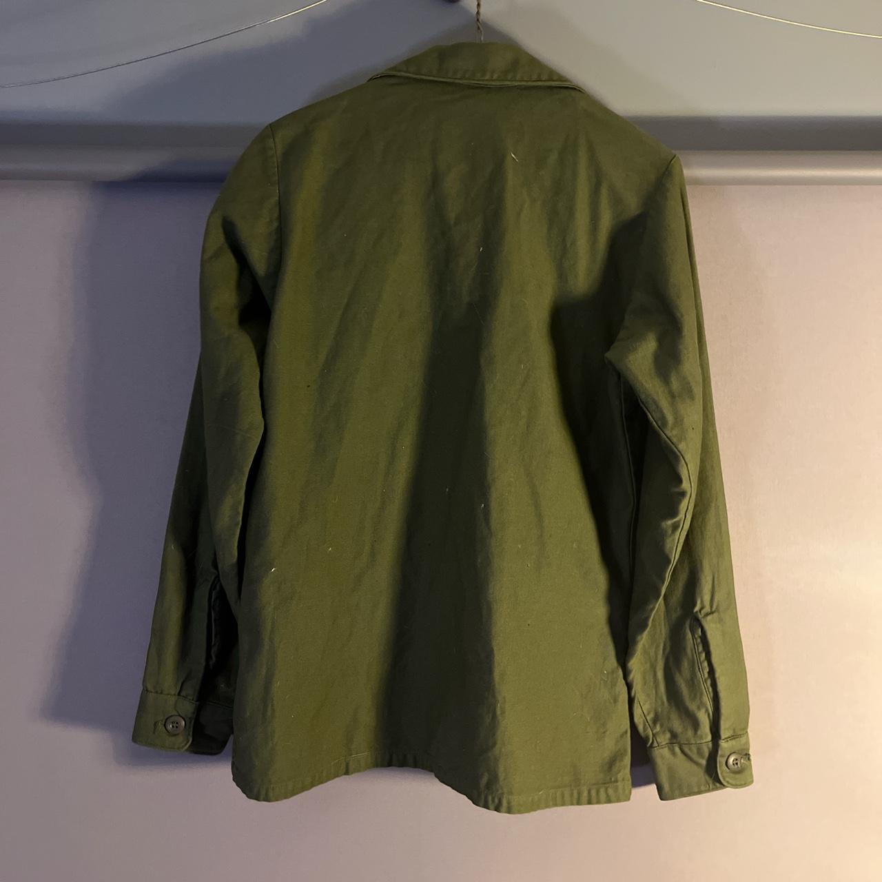 U.S. Army OG-107 3rd pattern jacket 1964 vietnam war... - Depop