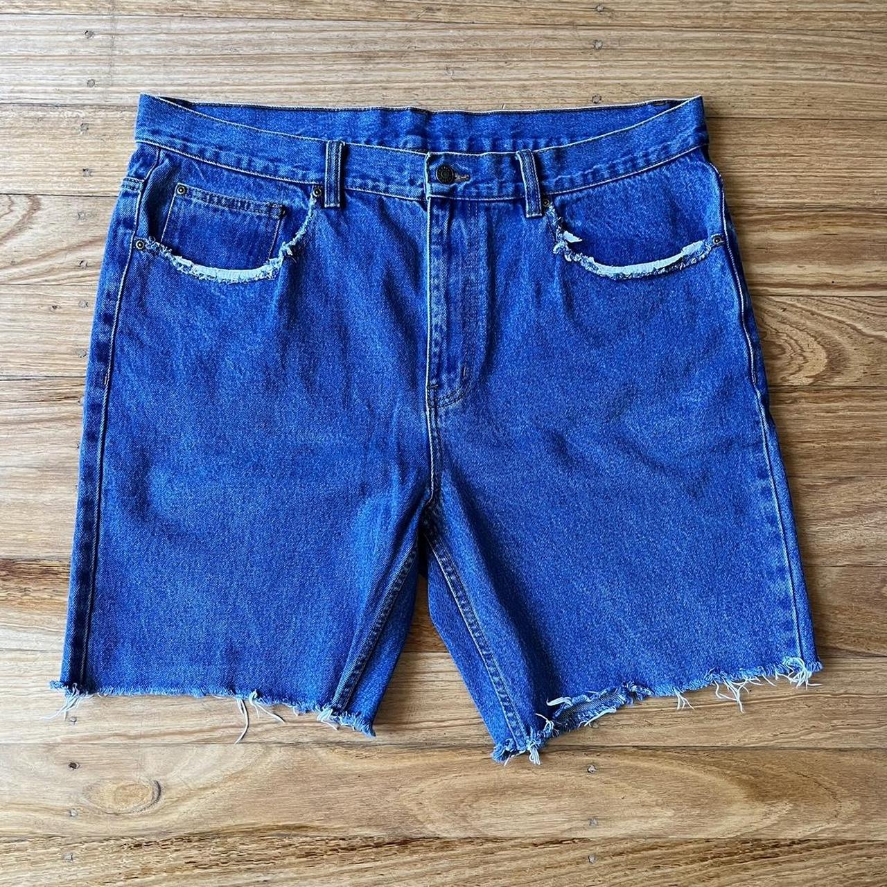 Men's Blue and Navy Shorts | Depop