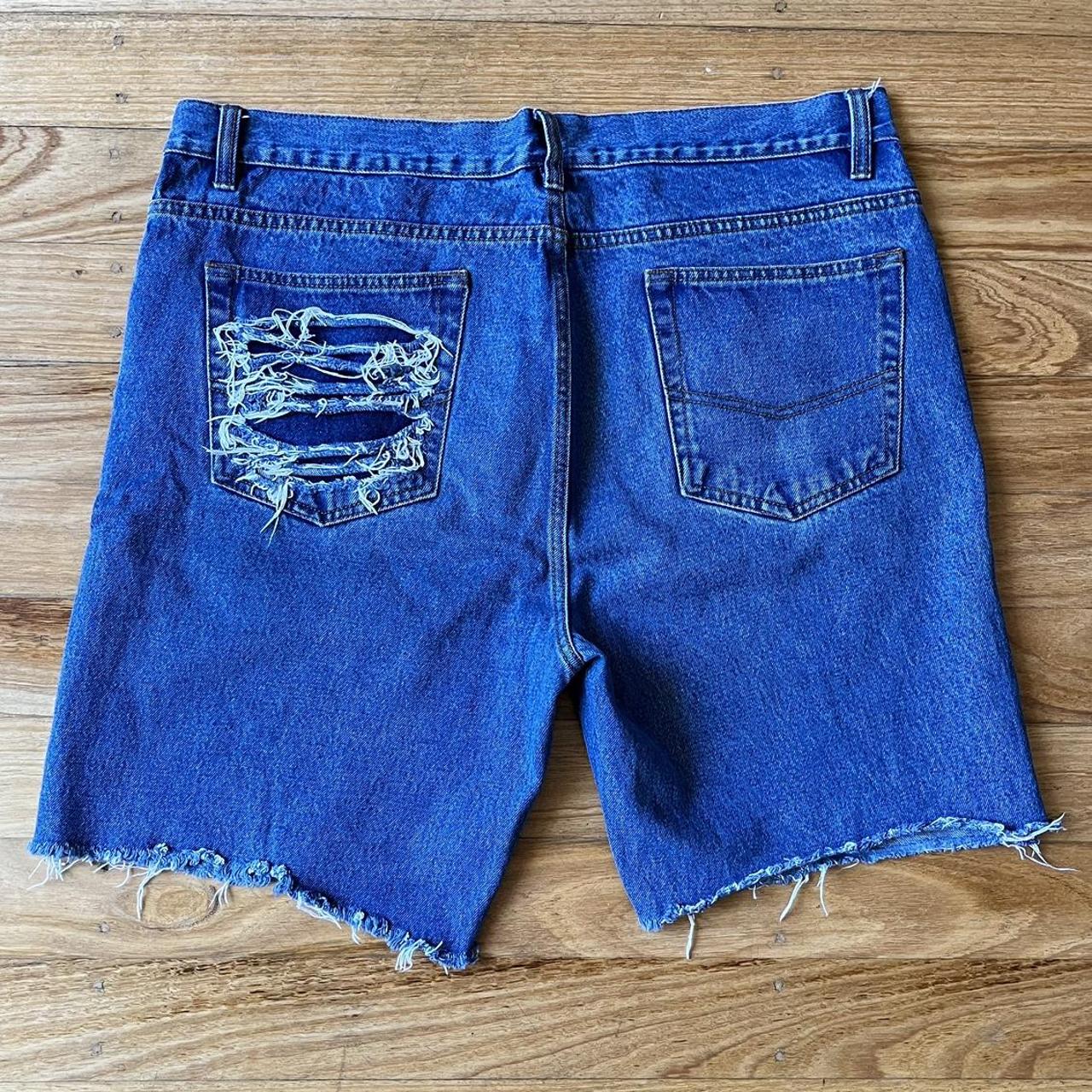 Men's Blue and Navy Shorts | Depop