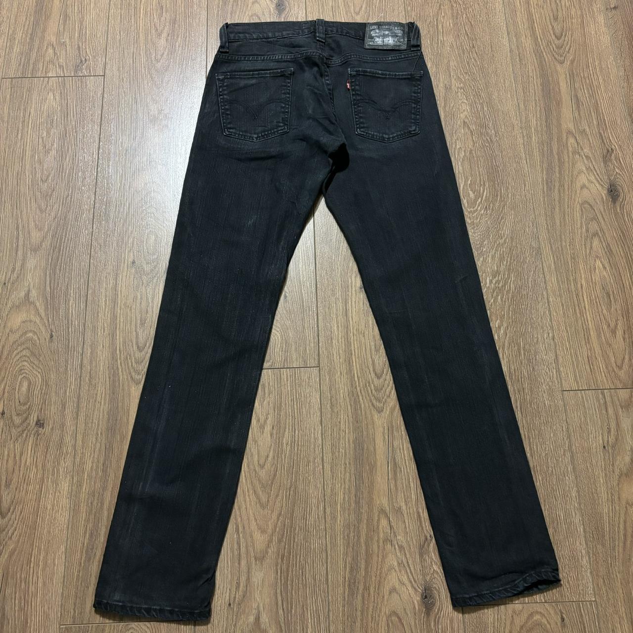 Levi's 511 Men's Jeans Skinny Fit Black Denim - Size... - Depop