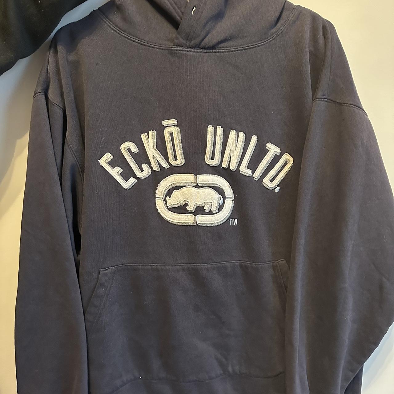 Vintage ECKO Unltd. Hoodie Size L Slightly... - Depop