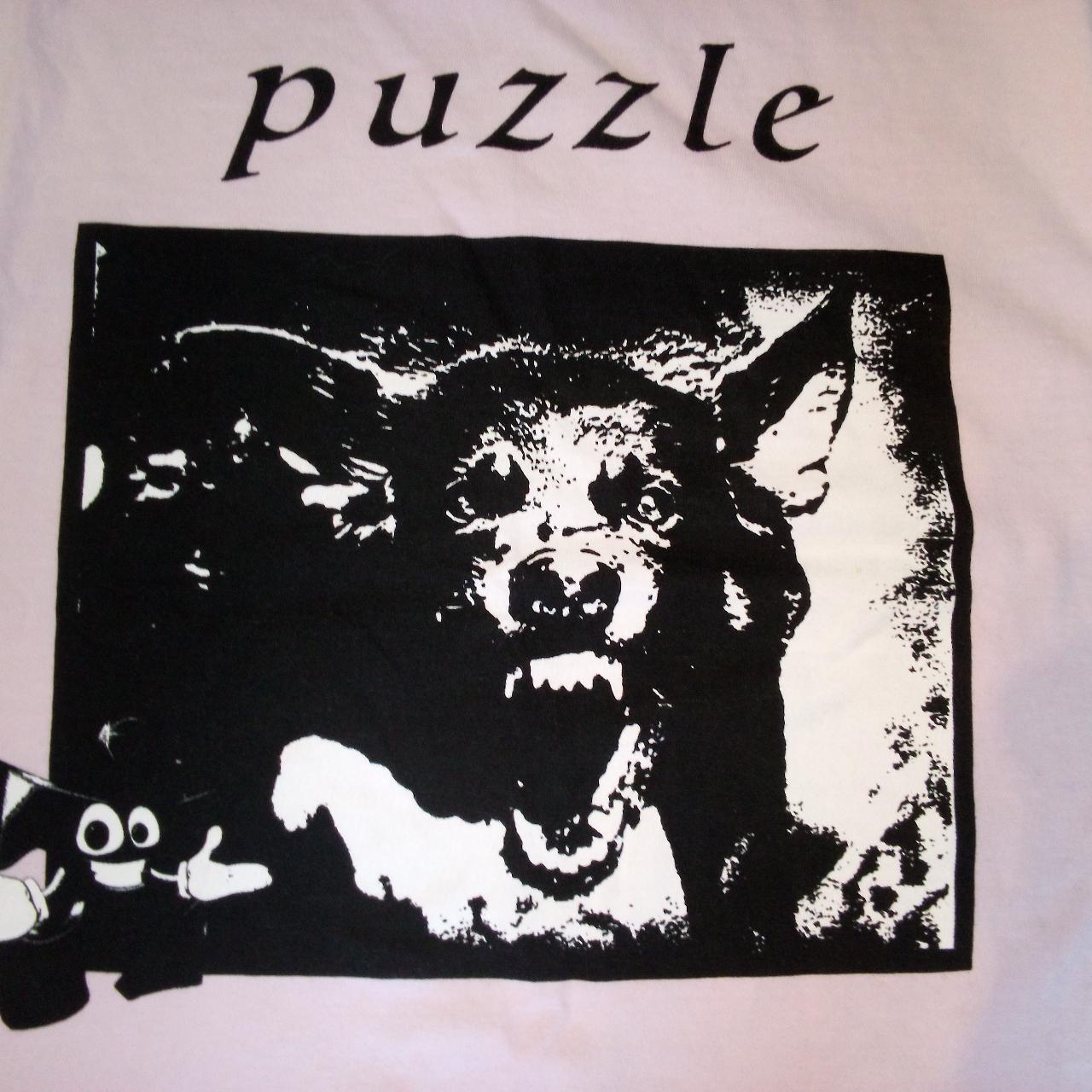 Puzzle T-Shirt Pink The Garden Vada Vada Fletcher... | Depop