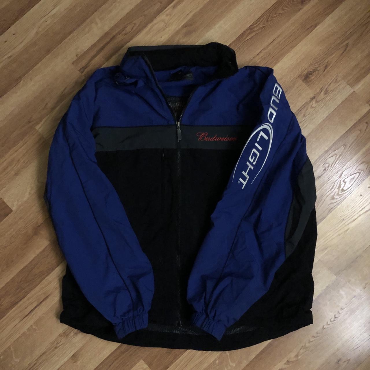 Budweiser jacket Super sick rain jacket has bud... - Depop