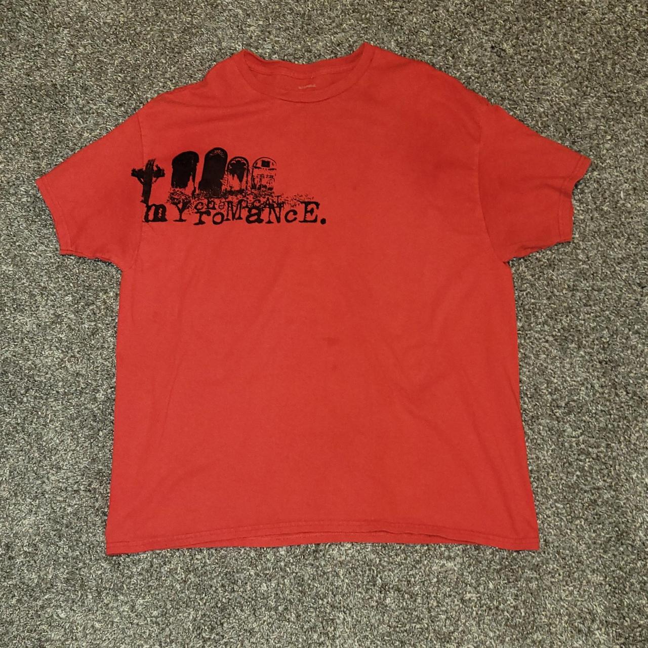 Red my chemical romance shirt - Depop