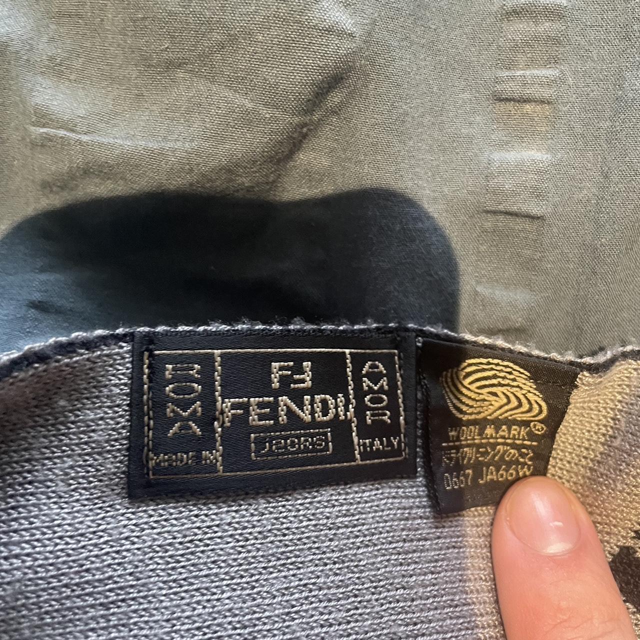 Vintage 2 way fendi scarf Made of wool, super soft... - Depop