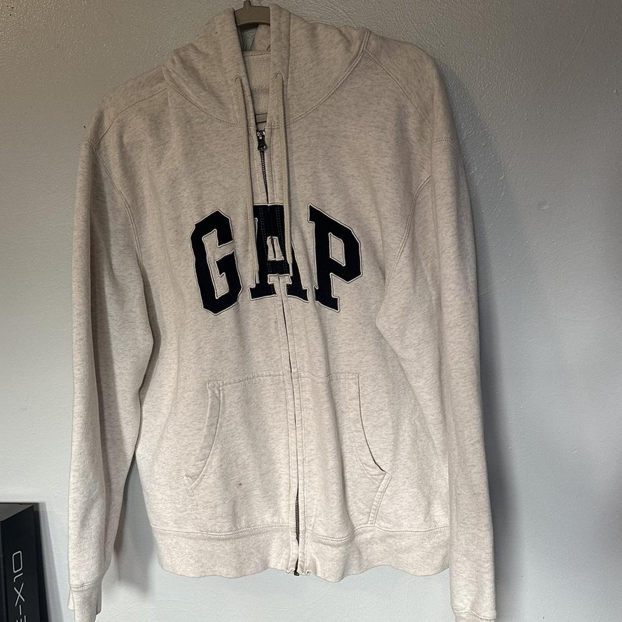 GAP zip up xl Lightly worn - Depop