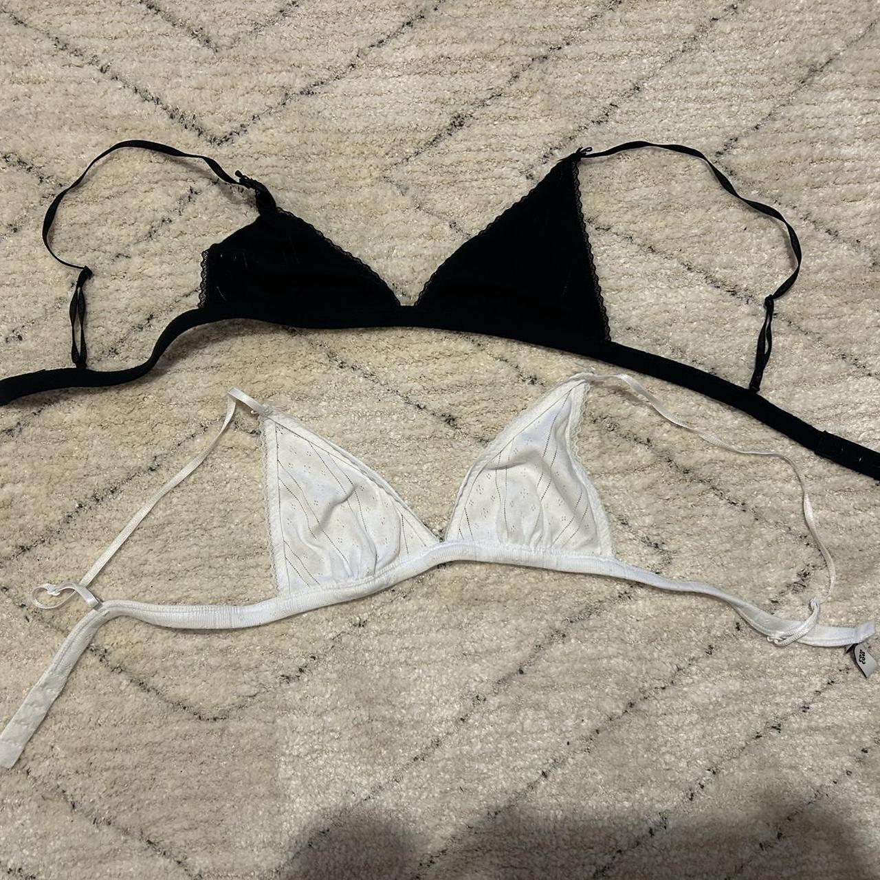 CouCou Intimates Triangle Bra Set in Medium Brand... - Depop