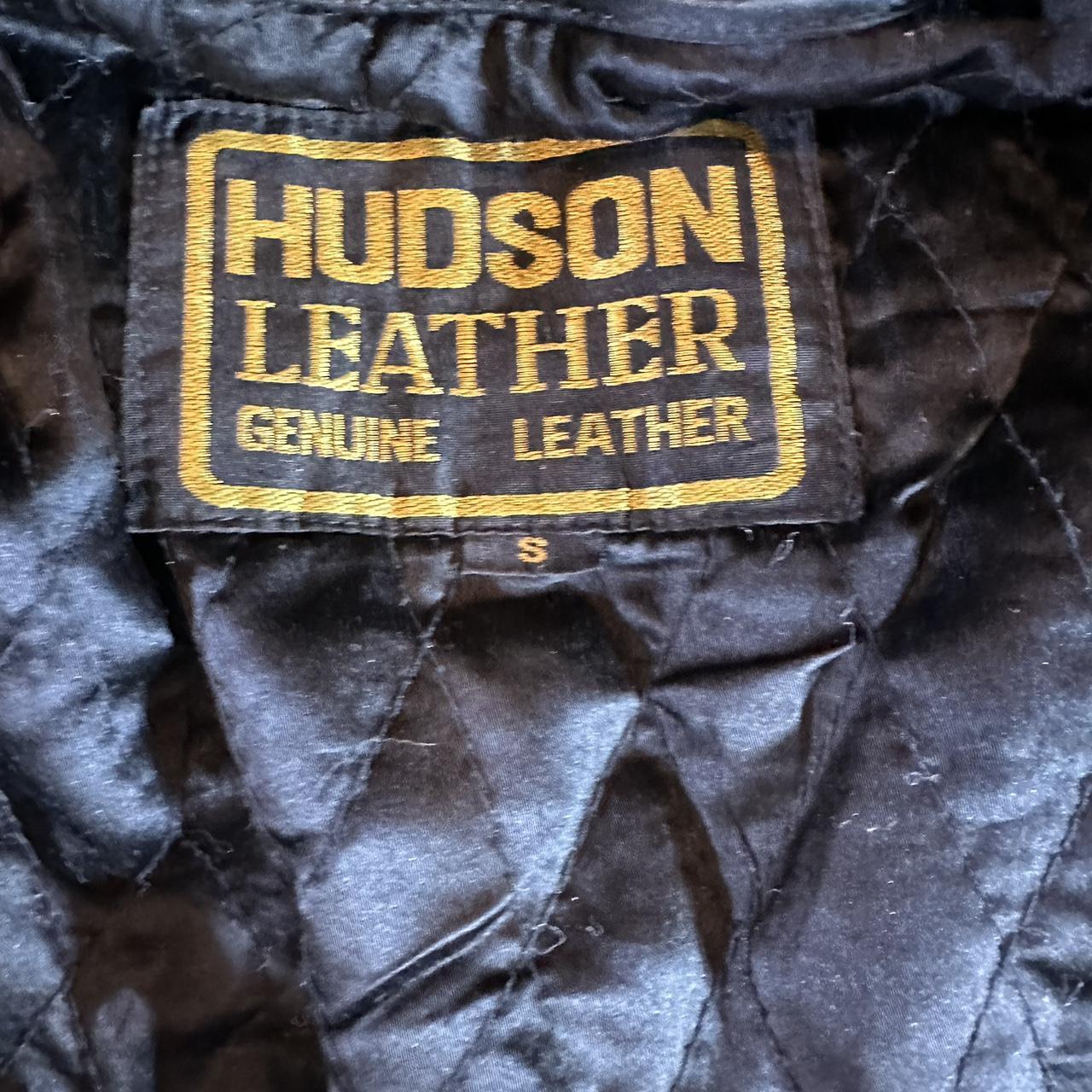 Genuine Leather Vintage Hudson leather jacket with... - Depop