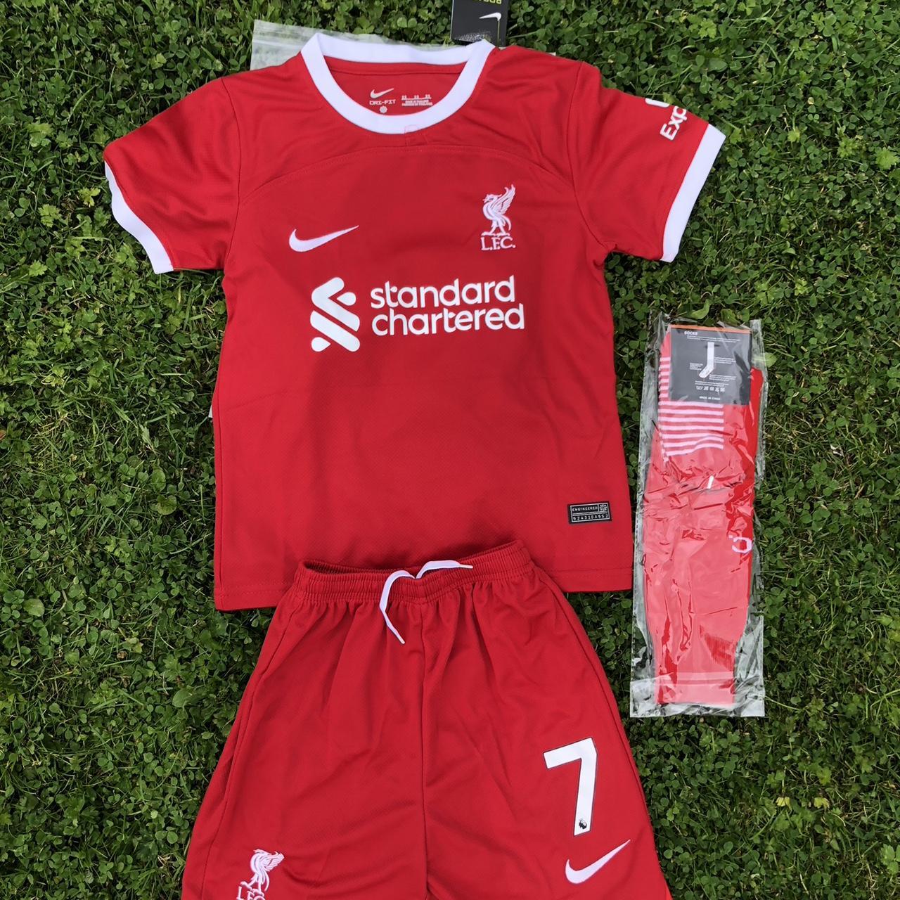 ⚽️ Liverpool FC kids football kit sizes 7-8 🤩... - Depop