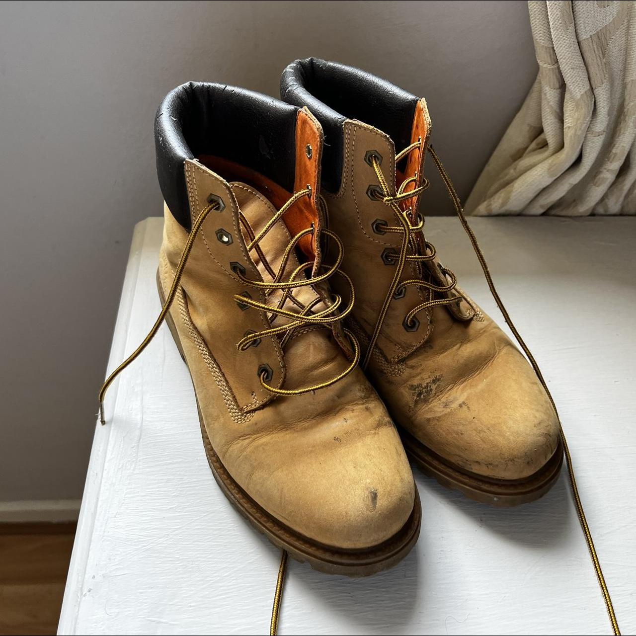 SUPPPPR CHEAP TIMBS D: could be washed timberland... - Depop