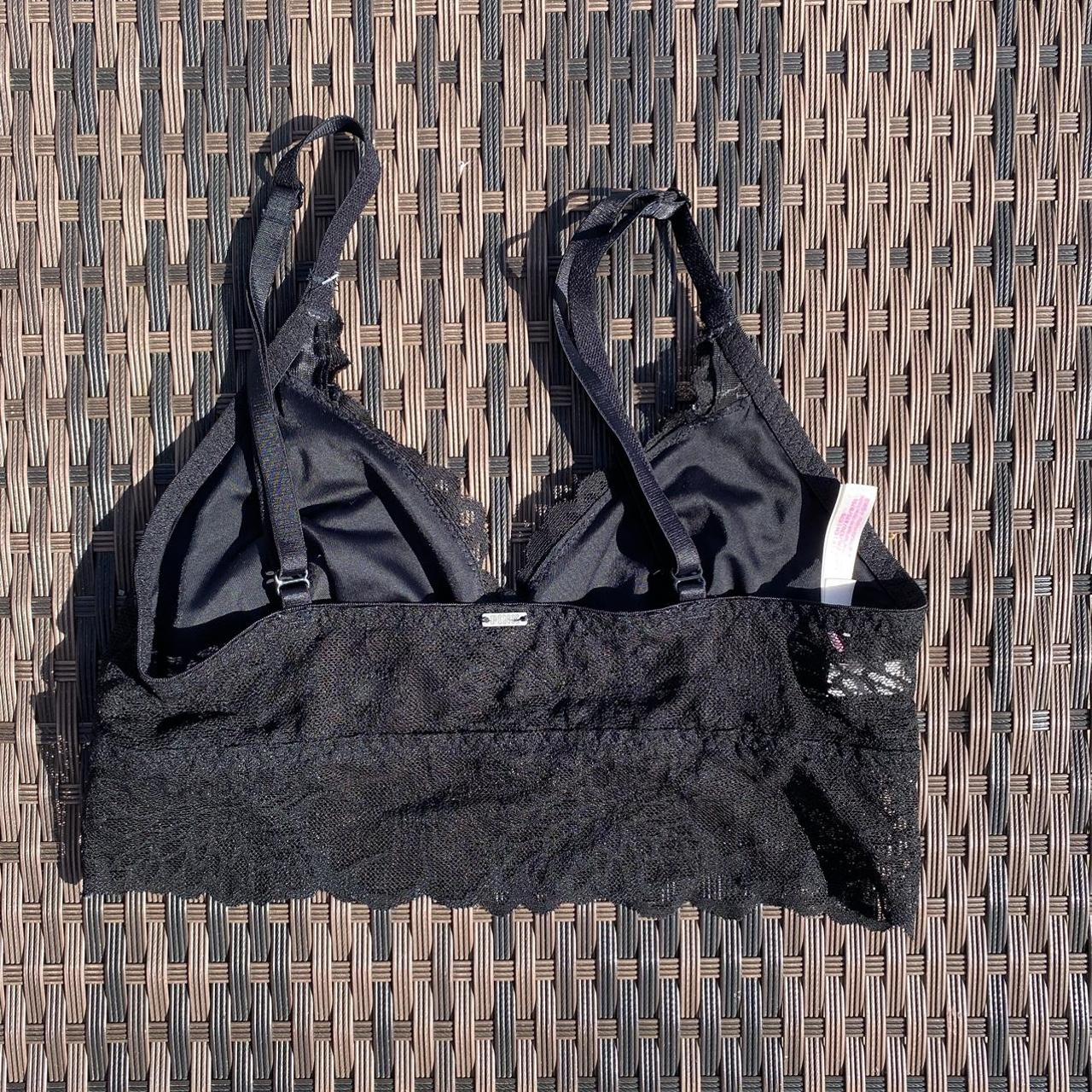 Victorias Secret Black Lace Bralette Original Price Depop