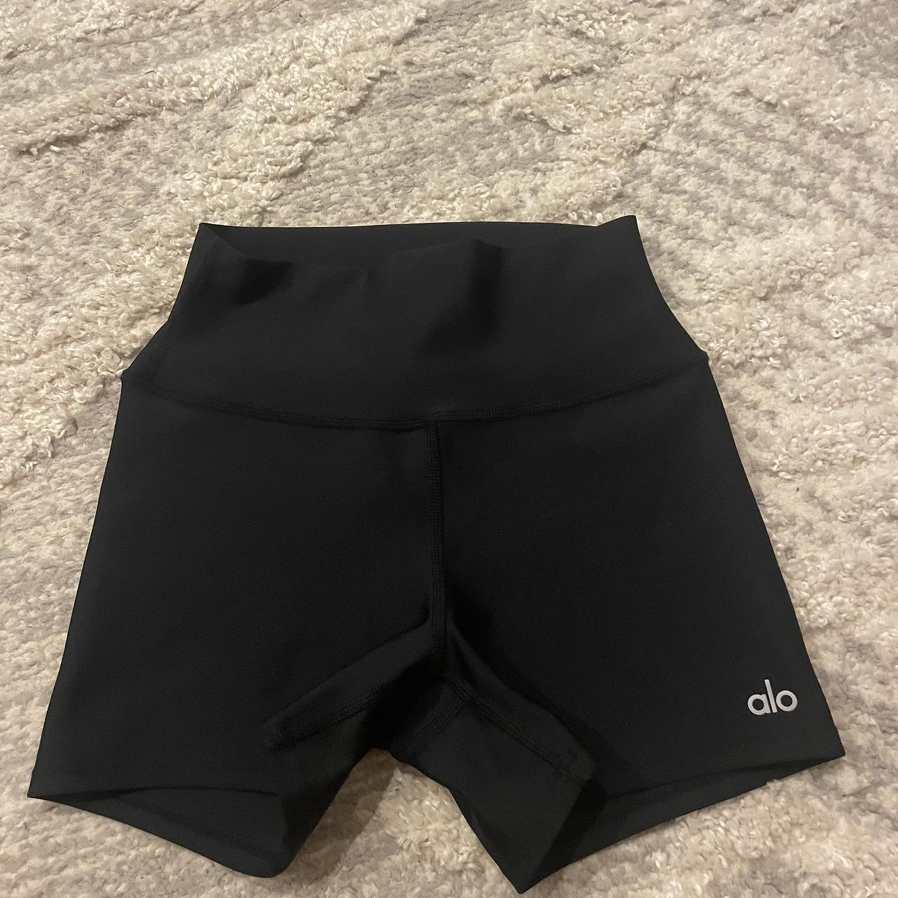 Super cute Alo shorts!! #alo #workoutshorts #shorts... - Depop
